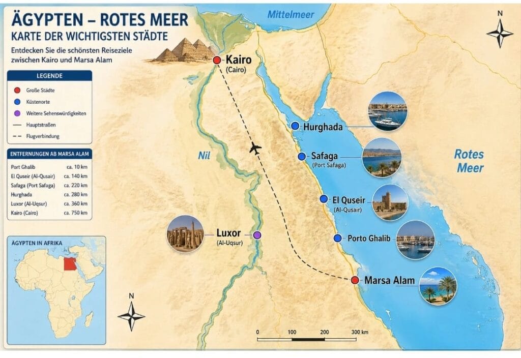 Karte Gypten Marsa Alam